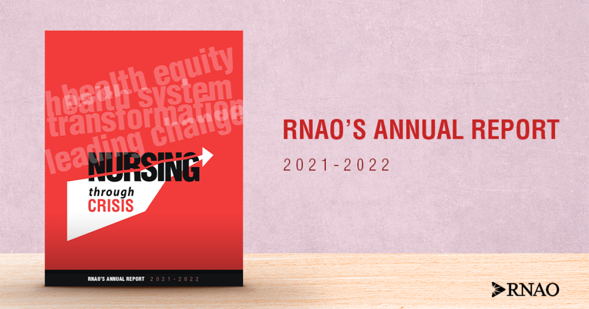 Annual report | RNAO.ca