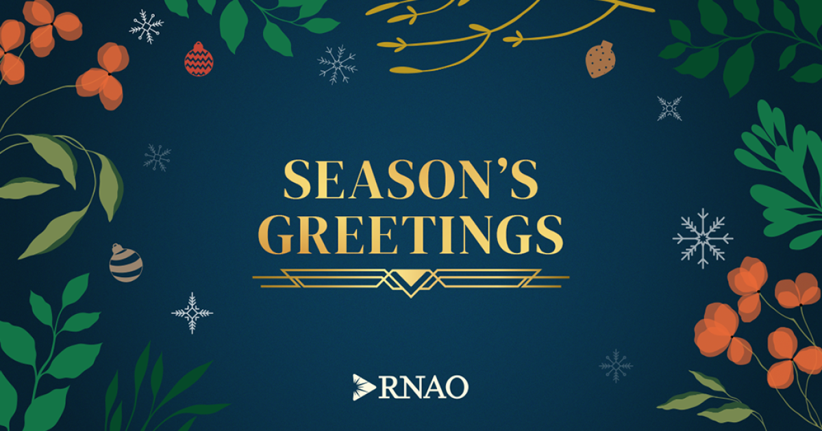 Season's greetings from RNAO | RNAO.ca