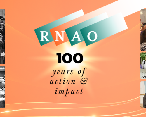 100 years of RNAO | RNAO.ca